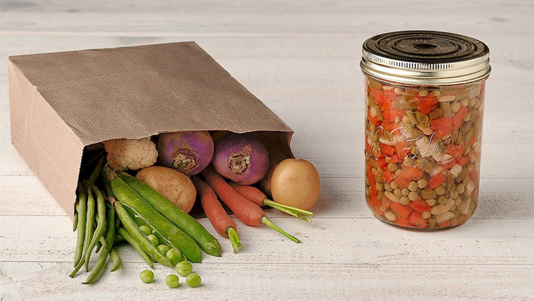 Assortment of small canned vegetables – LE PARFAIT® | BOUTIQUE OFFICIELLE