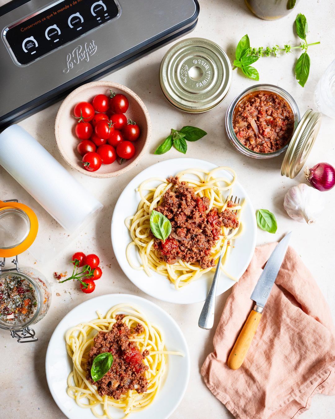 Sauce tomates-basilic en conserve – LE PARFAIT® | BOUTIQUE OFFICIELLE