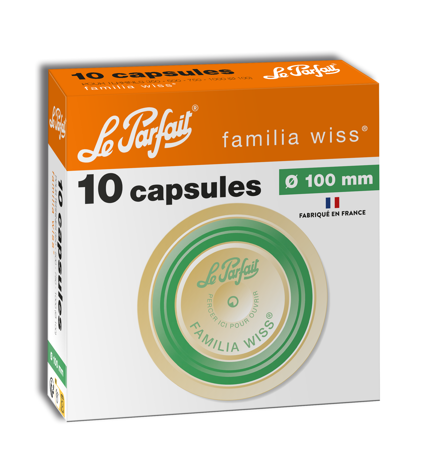CAPSULES LE PARFAIT "FAMILIA WISS" - BOÎTE DE 10 – LE PARFAIT ...