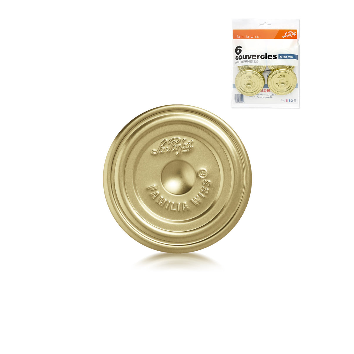 COUVERCLE LE PARFAIT "FAMILIA WISS" - SACHET DE 6 – LE PARFAIT ...
