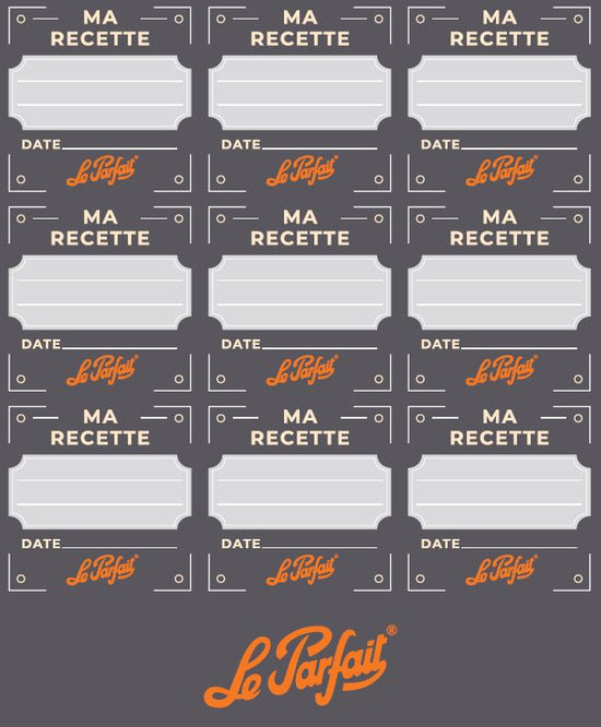 Adhesive labels Le Parfait – LE PARFAIT® | BOUTIQUE OFFICIELLE